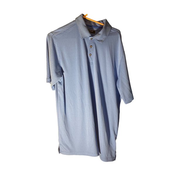 bolle | Shirts | Bolle Polo Shirt Adult Large Polyester Blue Beige Golf ...